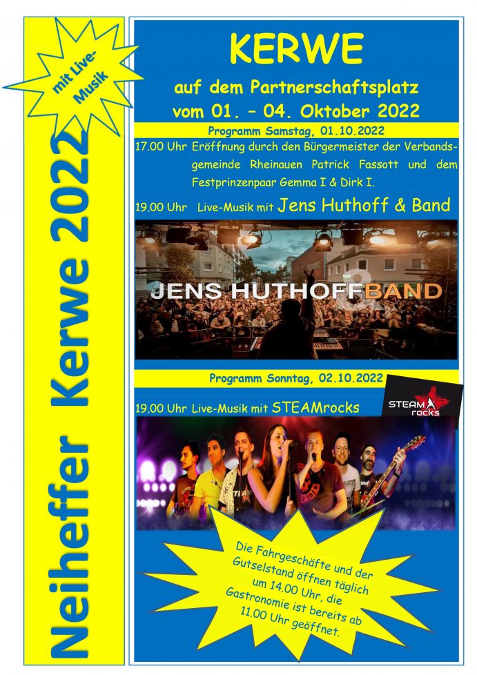 Neiheffer Kerwe 2022 – VG Rheinauen Aktuell